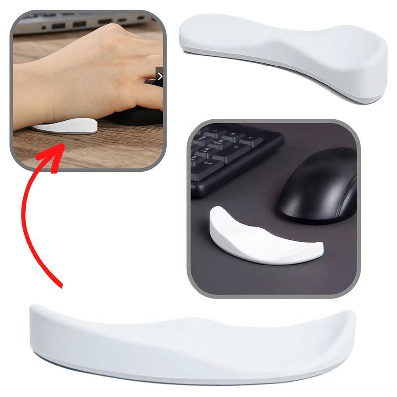 Apoio De Pulso Descanso Punho Para Mouse Ergonômico Branco - Universo ...