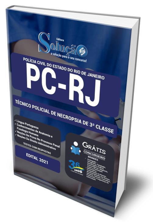 Apostila Pc-Rj 2021 - Téc Policial De Necropsia De 3 Classe - Livros para Concurso - Magazine Luiza