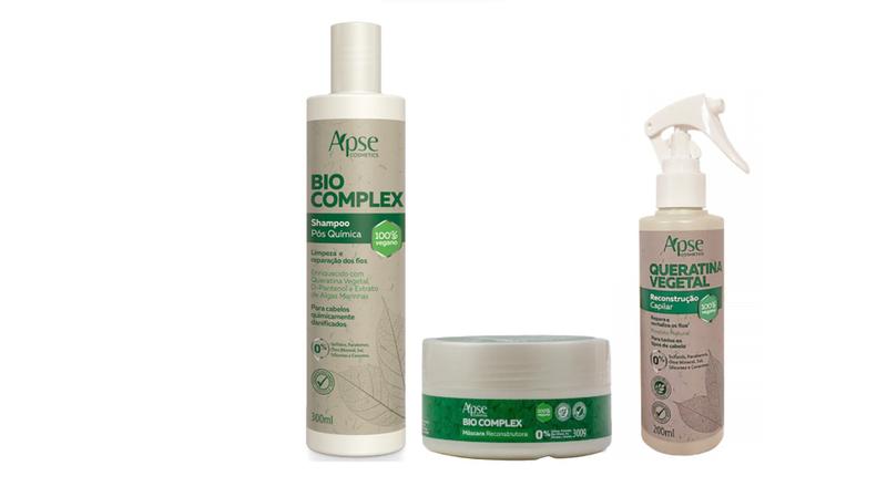 Apse Bio Complex Shampoo e Máscara e Queratina Vegetal - Apse Cosmetics ...