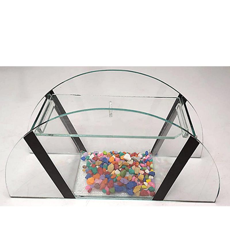 Aquario Peixe Beteira Betta Modelo Meia Lua Com Pedras - JD FISH ...