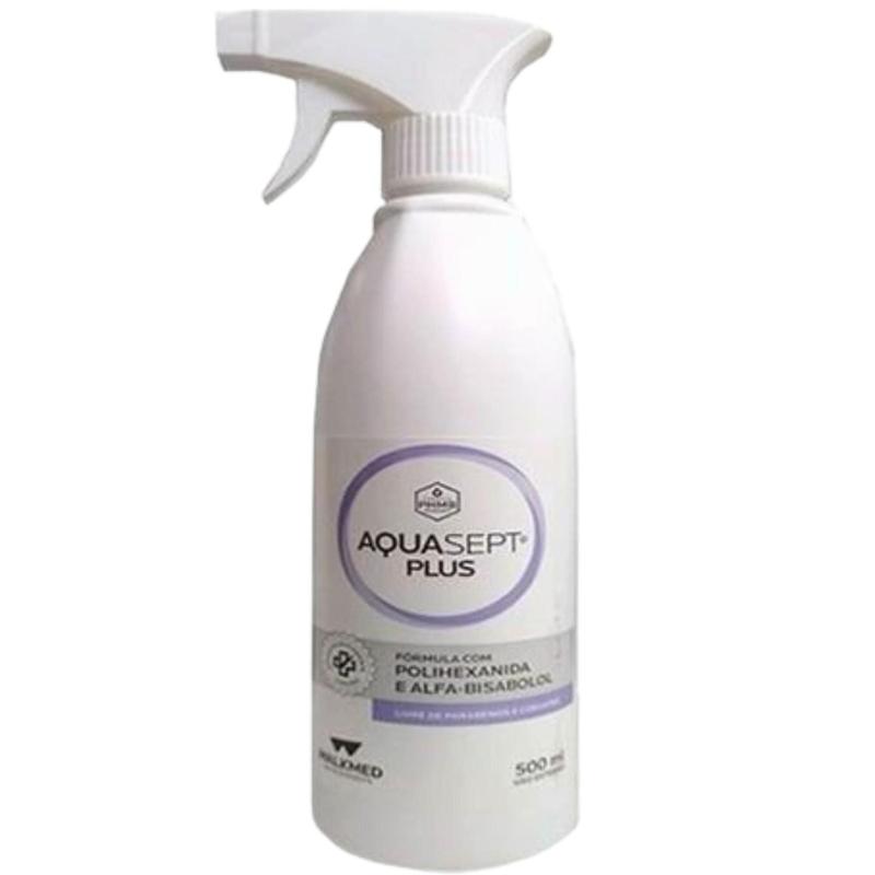 Aquasept Plus Solução Polihexanida Phmb Spray 500ml Walkmed ...