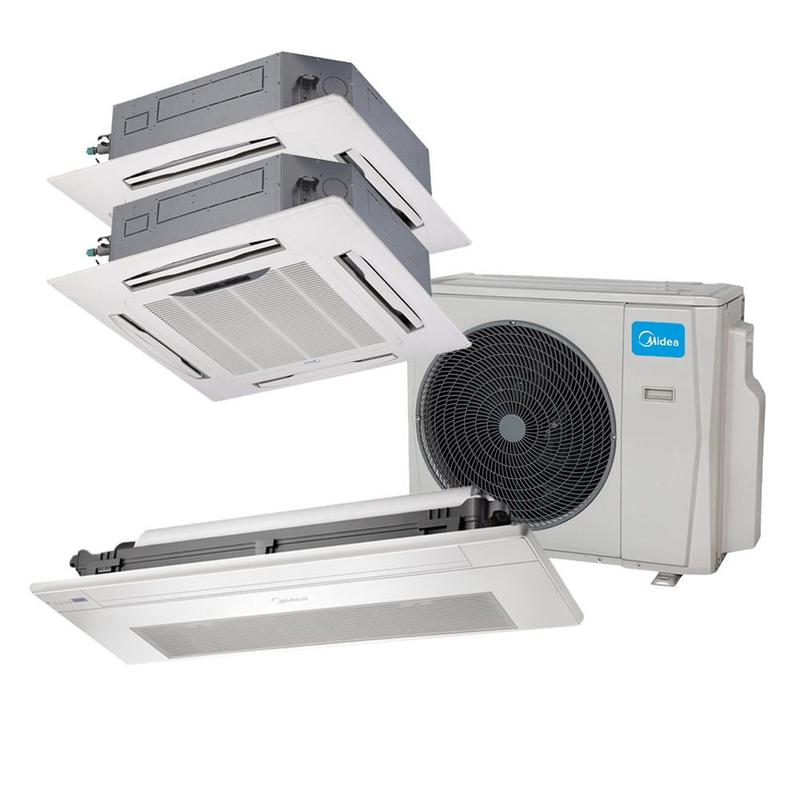 Ar Condicionado Multi Split Inverter Springer Midea Cassete 1 Via 1x9.000 e 4 Vias 2x9.000 BTU/h ...