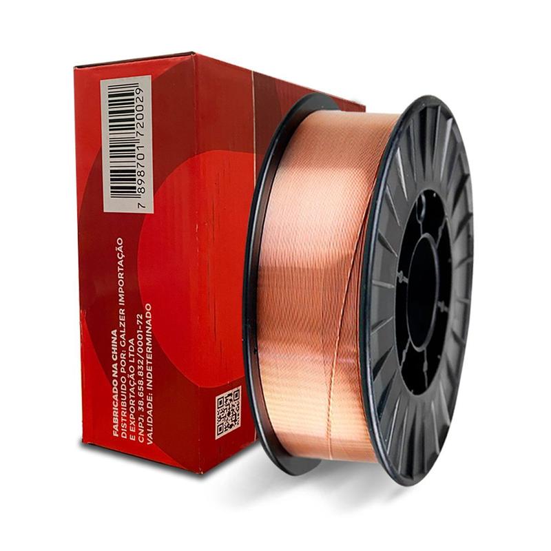 Arame de solda mig sólido 0.9mm er70s-6 com 15kg - GALZER - Arame para Solda - Magazine Luiza