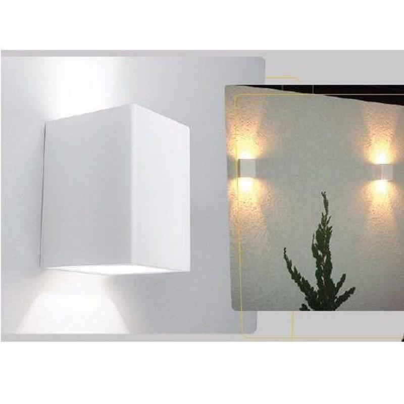 Arandela Externa Facho Duplo Policarbonato Branco Bivolt Ac865 - Acende ...