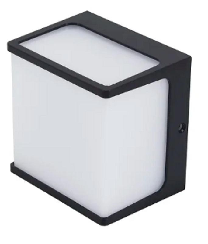 Arandela led biv 8w 3000k - 3000k - ip65 - preta - ctb - Luminária de ...
