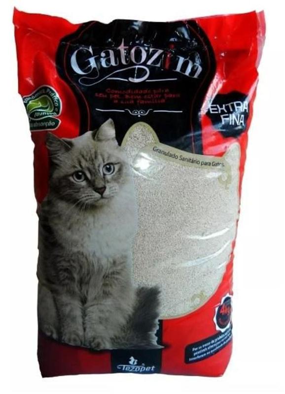 Areia para gato Gatozim Extra fina - Areia para Gato - Magazine Luiza