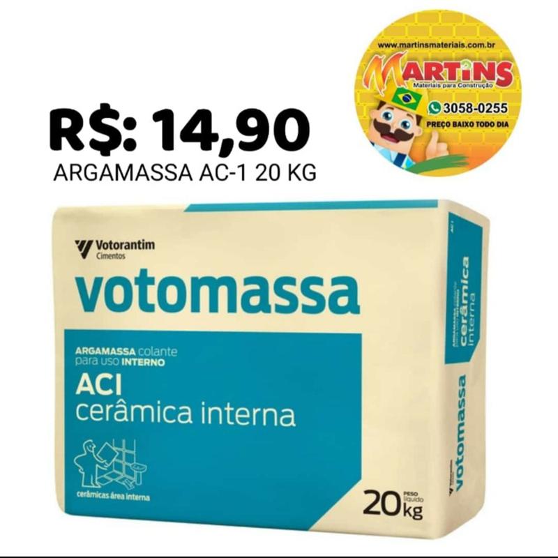 Argamassa ac-1 - VOTORANTIM - Argamassa para Construção - Magazine Luiza