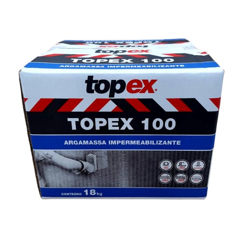 Argamassa Polimérica 100 Caixa 18Kg Topex - Argamassa para Construção ...