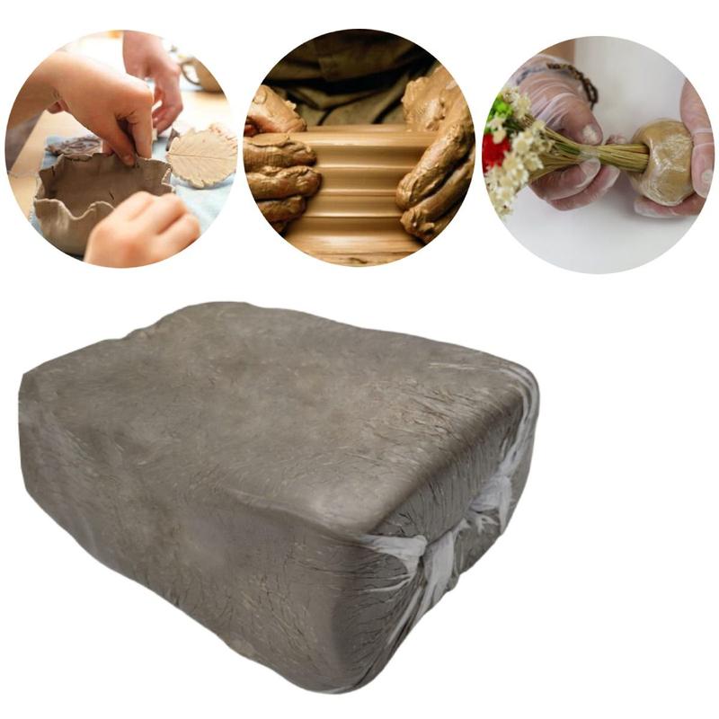 Argila para Artesanato Modelagem de Esculturas 1Kg - Multiart - Argila ...