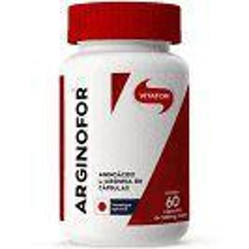 Arginofor Aminoácido 100% L-arginina Vitafor 60 Cápsulas - Arginina ...