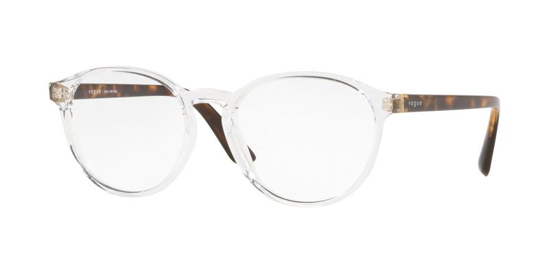 Armação De Óculos Vogue Vo5372l W745 53 Transparente Translúcido ...