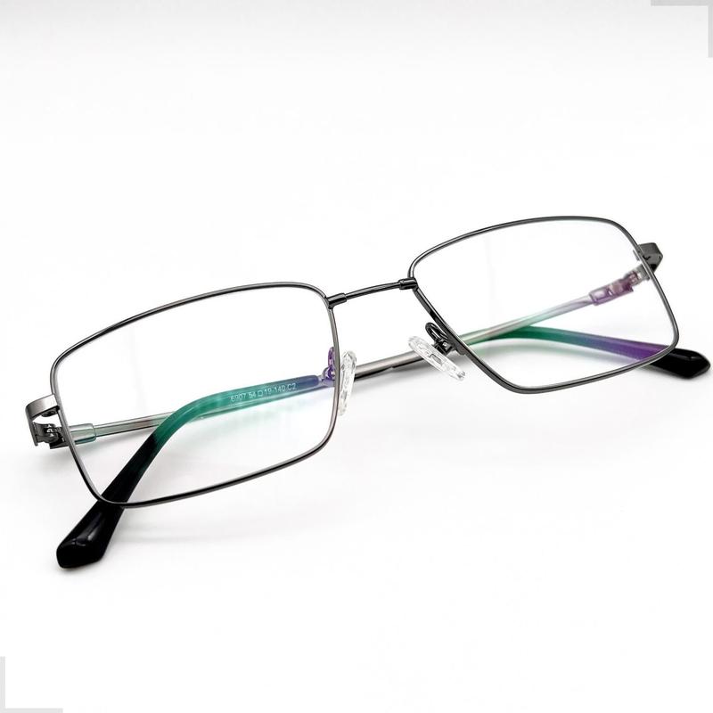 Armação Óculos De Grau Titanium Quadrado Masculino Flexível ...