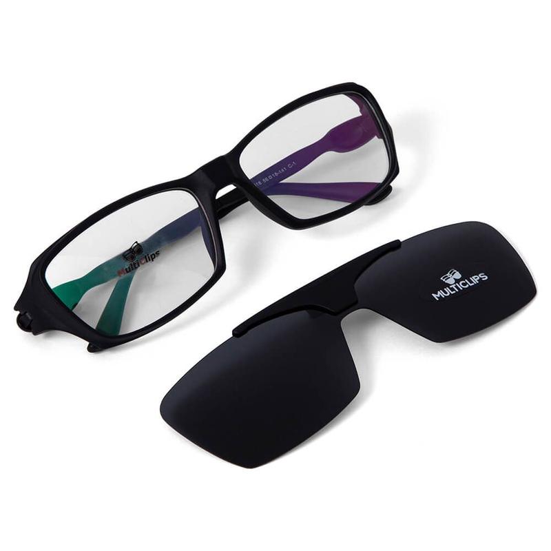 Armação Para Óculos de Grau Clip on Moderno Masc Polarizado ...