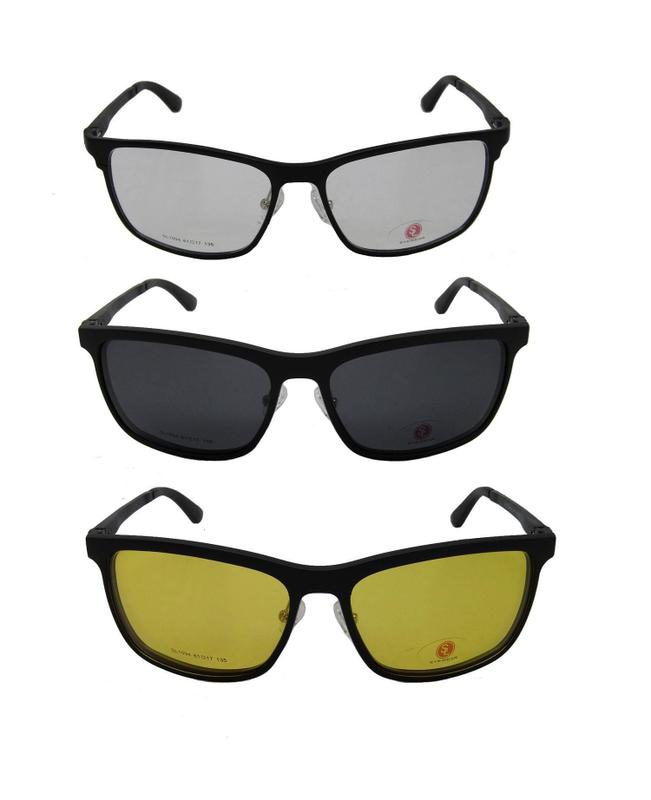 Armação Para Oculos De Grau Masculino + 2 Clip-Ons - Eyewear - Armação ...