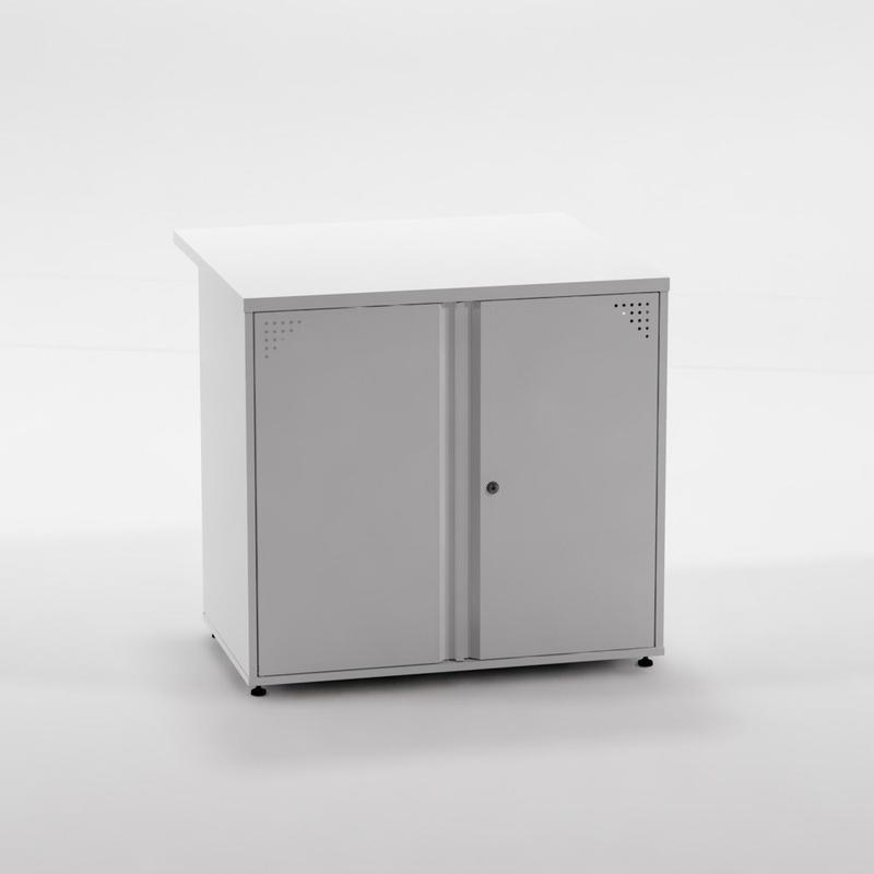 Armario Baixo com Tampo Extensor 74x70 cm Aretto Pandin Branco e Branco - Outros Móveis ...