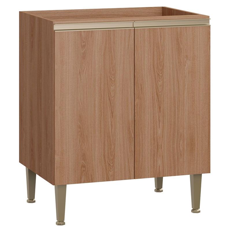 Armário De Cozinha 2 Portas Madeira 1001 - Bentec Móveis - Armário de ...