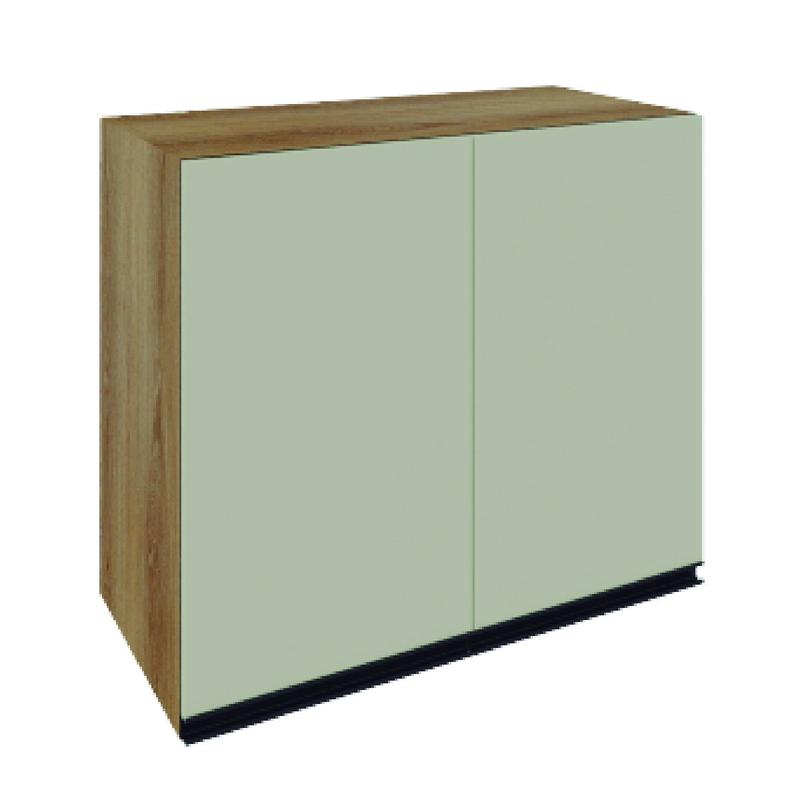 Armário de Cozinha e Lavanderia com 2 Portas 0,70m Duplo Aéreo Módulo ...