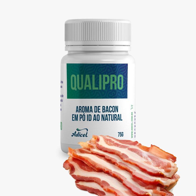 Aroma de Bacon em Pó Idêntico ao Natural - 75g - Adicel Ingredientes ...