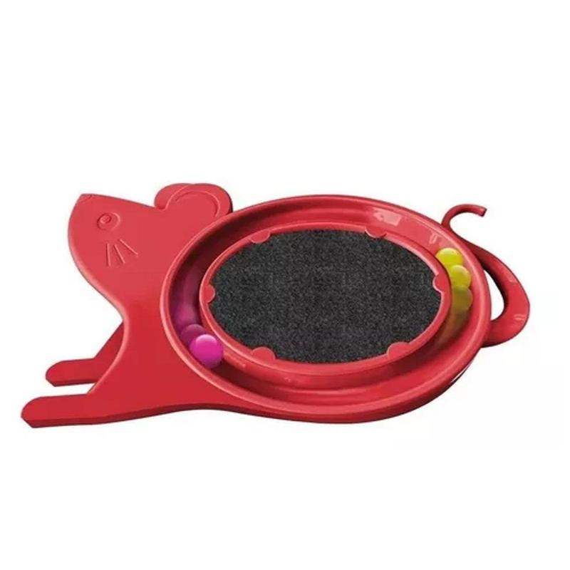 Arranhador Para Gato Mouse Play Redondo Com Bolinha Grande - MecPet ...