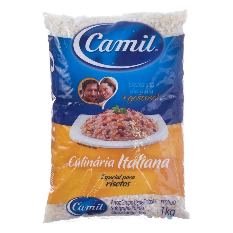 Arroz Camil Culinária Italiana 1Kg - Arroz - Magazine Luiza