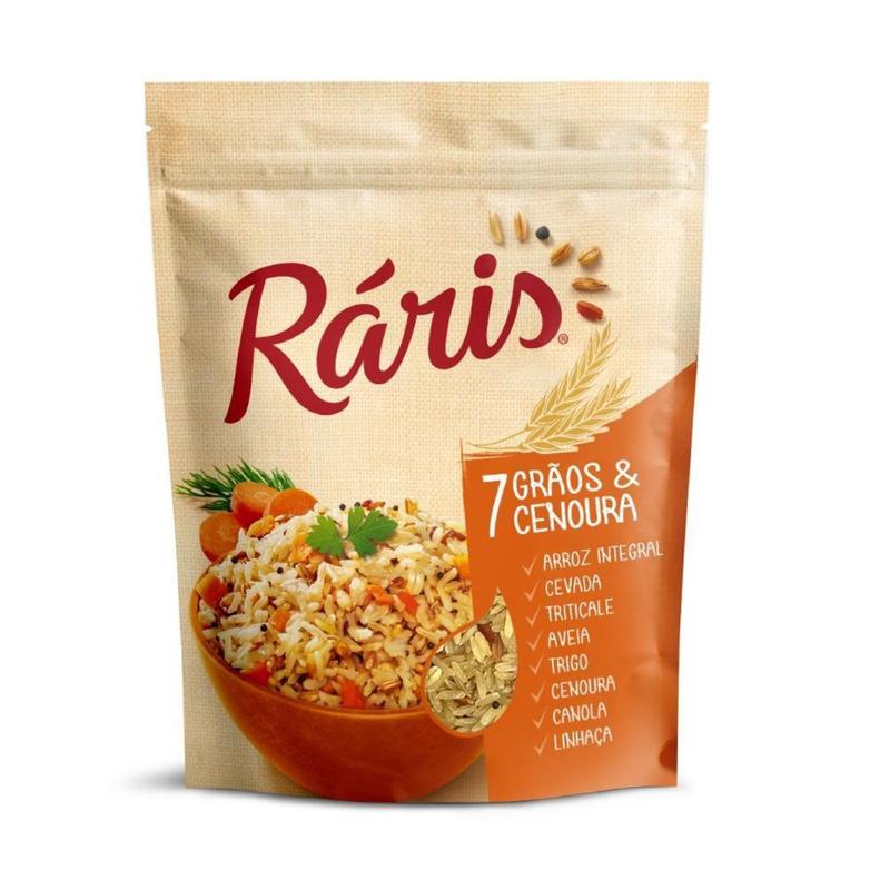Arroz Integral RÁRIS com 7 Grãos e Cenoura 1Kg - Raris - Arroz ...