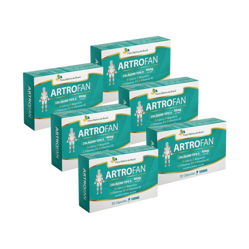 Artrofan 500 mg 30 caps - kit 6 und - Flora Nativa do Brasil ...
