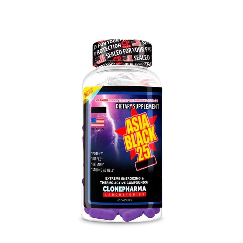 Asia Black (60 Cápsulas) - Clone Pharma - Termogênico - Magazine Luiza