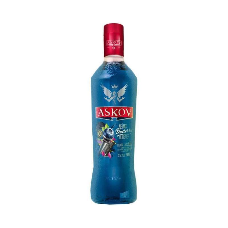 Askov Mix Blueberry 900ml - Cocktail Askov - Vodka - Magazine Luiza