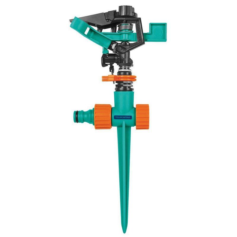 Aspersor de Impulso Setorial em Plástico para Engate Rápido para Jardim ...