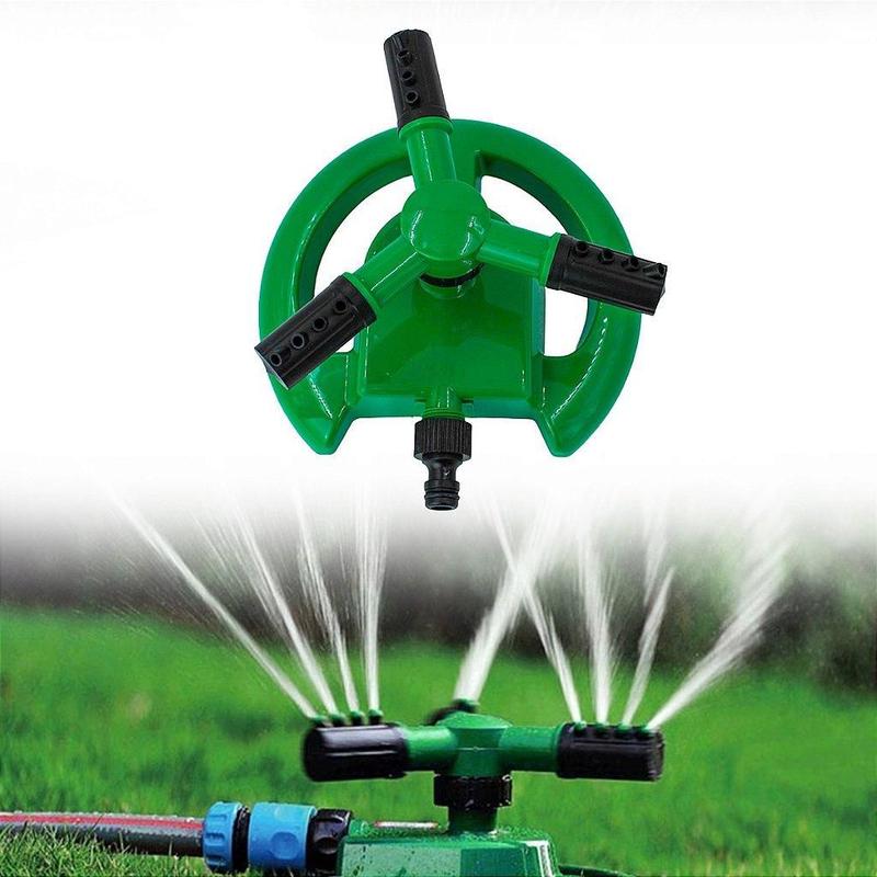 Aspersor Irrigador Para Grama Jardim 360 Graus Automático Com Base ...