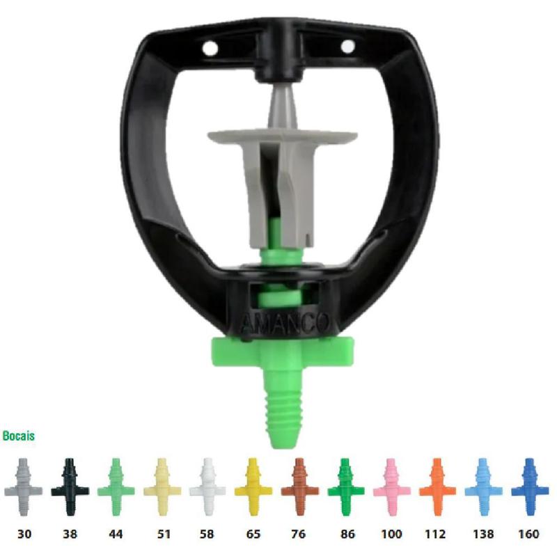 Aspersor Microaspersor MF2 * Escolha a Vazão * LPH - 50 Und - Amanco ...