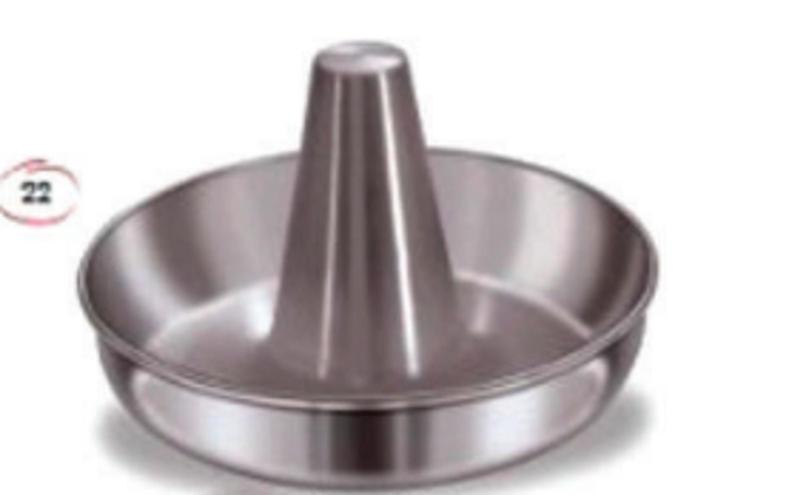Assadeira Forma para Assar Frango- 22 cm de diâmetro - MP Alumínio ...