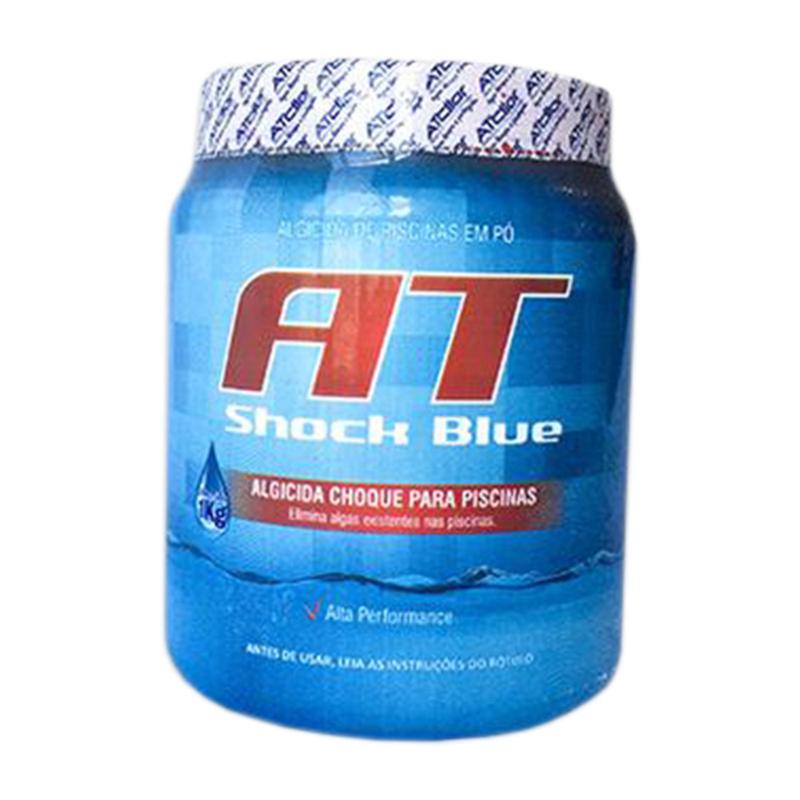 At shok blue algicida de piscina em pó - ATCLLOR - Algicida - Magazine ...