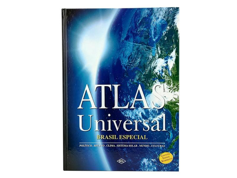 Atlas Universal Brasil Especial Capa Dura Politico Relevo Clima Sistema ...