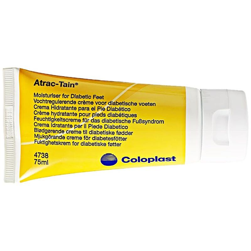 Atractain Coloplast Creme Hidratacao Pés Diabetico 75g - unidade ...