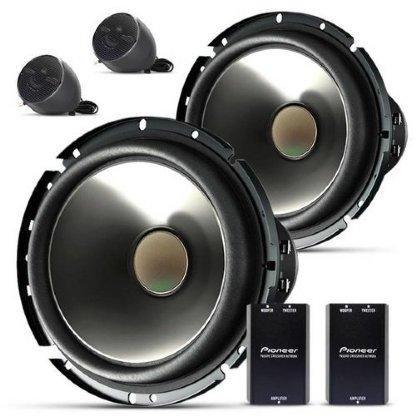 Auto Falante 6 Kit Duas Vias Pioneer Ts-C170br 120w Completo - Kit 2 ...
