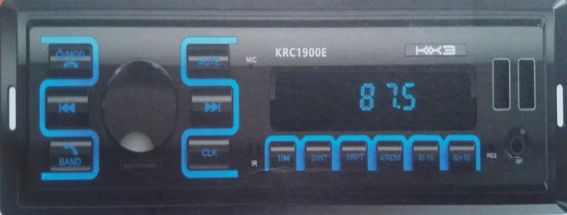 Auto radio kx3 krc1900 2 entradas usb - Som Automotivo - Magazine Luiza