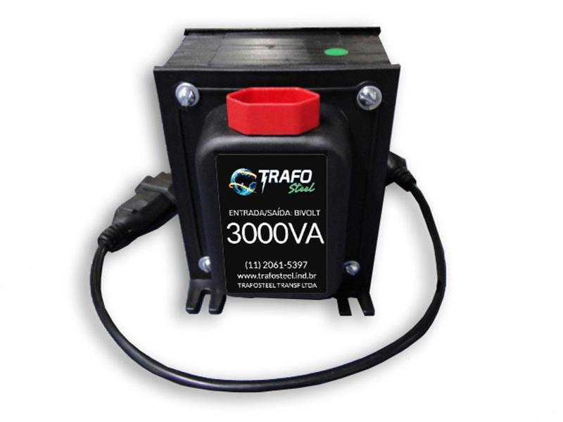 Auto Transformador 3000 VA = 2100 W Bivolt potência real - TRAFO STEEL ...