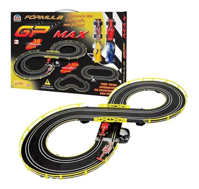 Autorama 3 Em 1 Fórmula 1 Gp Max Elétrico Braskit Pista 5803 - Autorama ...