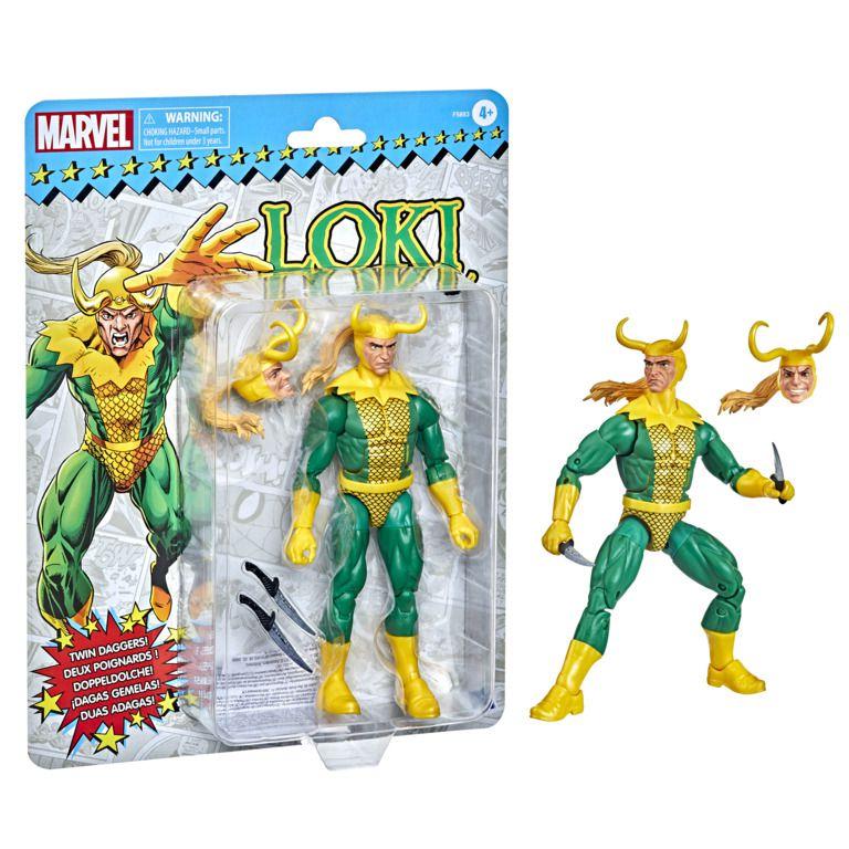 Avengers figura legends retro loki f5883 - Hasbro - Bonecos - Magazine ...