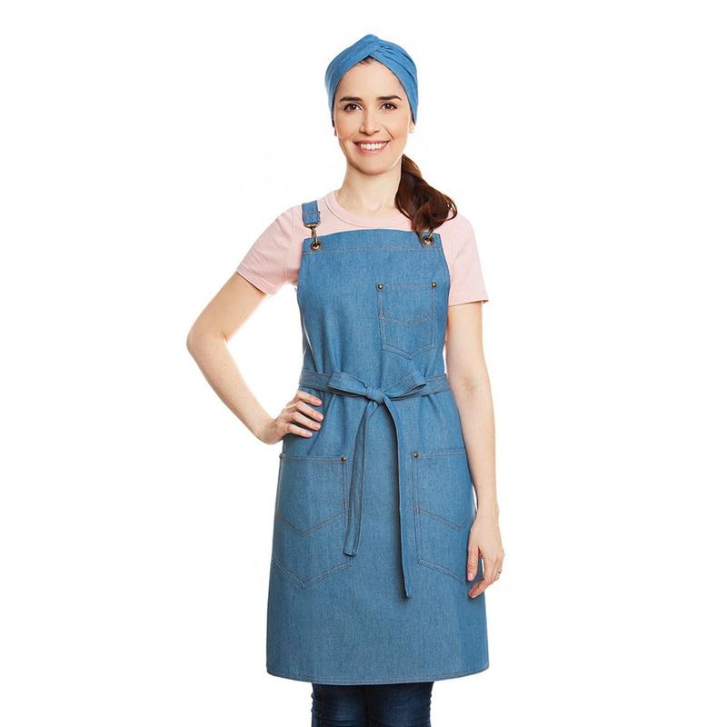 Avental de Cozinha Jeans Unissex Garçom Benicio Capobella - Avental ...