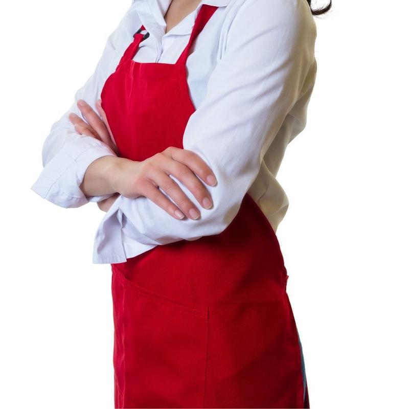 Avental em tecido 100% poliéster c/ 1 bolso várias cores - MDecoração ...