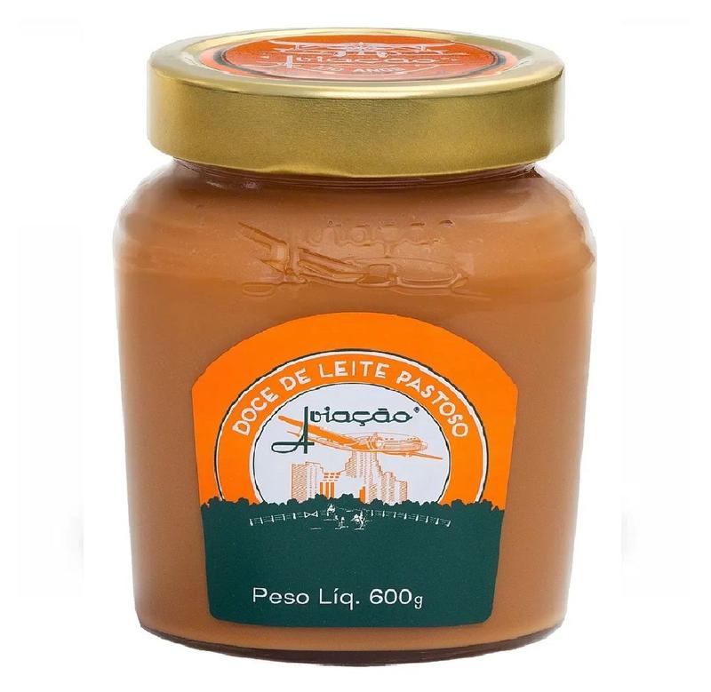 Aviação Doce De Leite Pastoso Tradicional Pote 600g Bom Demais - Doce ...