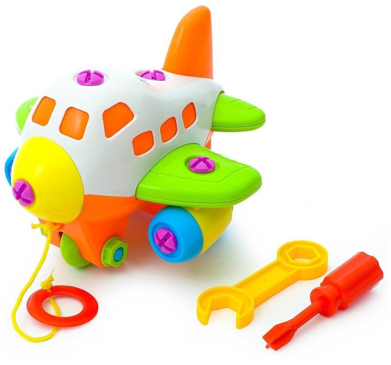 Avião de Brinquedo Infantil Didático e Educativo com Ferramentas ...