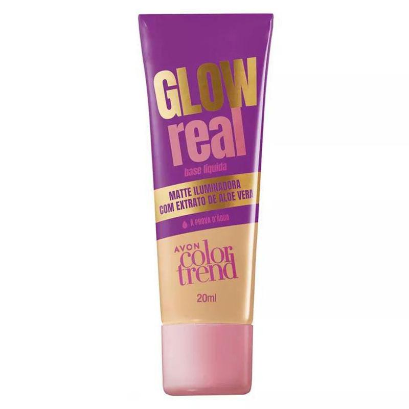 Avon - Color Trend Glow Real Base Líquida 140 Q 20ml - Base Facial ...