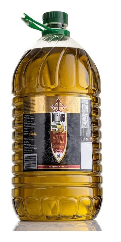 Azeite De Oliva Burgos Extra Virgem Premium Picual 5 Litros - Burgos ...