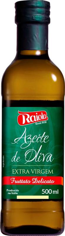 Azeite de Oliva Extra Virgem Italiano 500ml - Raiola - Azeite ...