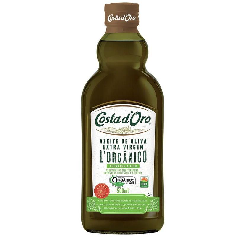 Azeite Extra Virgem Orgânico Italiano Costa D'oro 500ml - Costa Doro ...