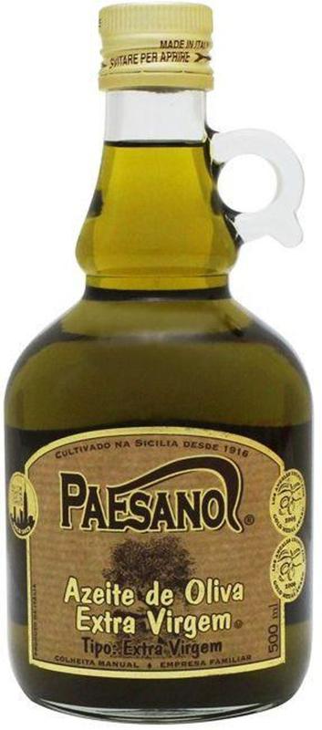 Azeite Italiano Extra Virgem Paesano - 500ml - - Asaro Partana - Azeite ...