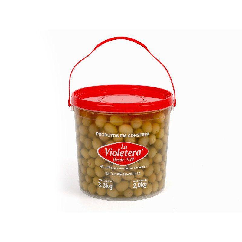 Azeitona Verde Com Caroço 2kg - La Violetera - Azeitona - Magazine Luiza